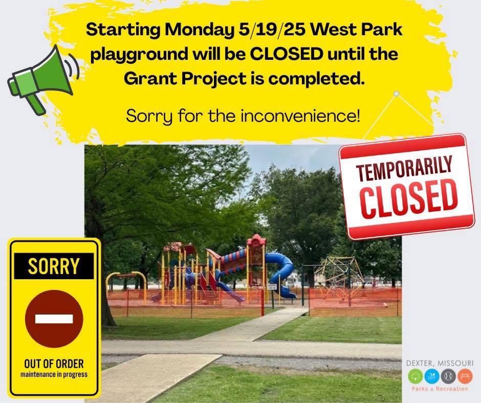 Temporary Playground Closure at West Park for Safety Surfacing Upgrade ...